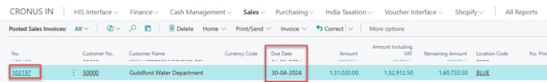 Change Due Dates in D365 Business Central – Easy Guide