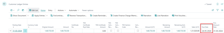 Change Due Dates in D365 Business Central – Easy Guide
