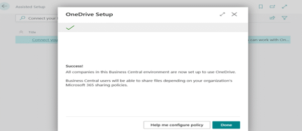 Connect OneDrive with Business Central Easily